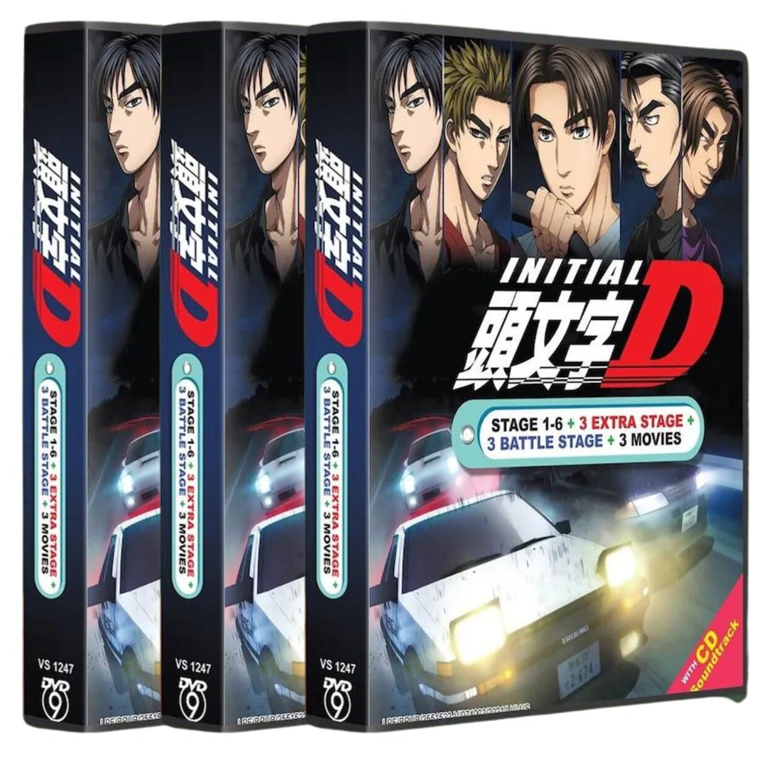 DVD Initial D Complete Stage 1-6 3 Extra Stage 3 Battle 3 Movie - Etsy