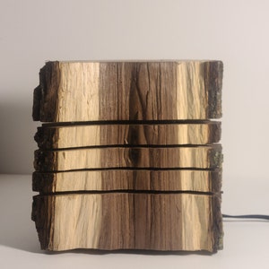 Rustic Firewood Log Light - Etsy