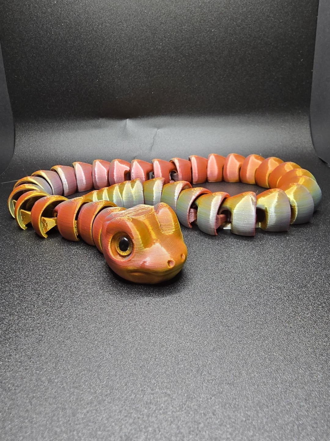 3D Printed Articulated Snake - Etsy