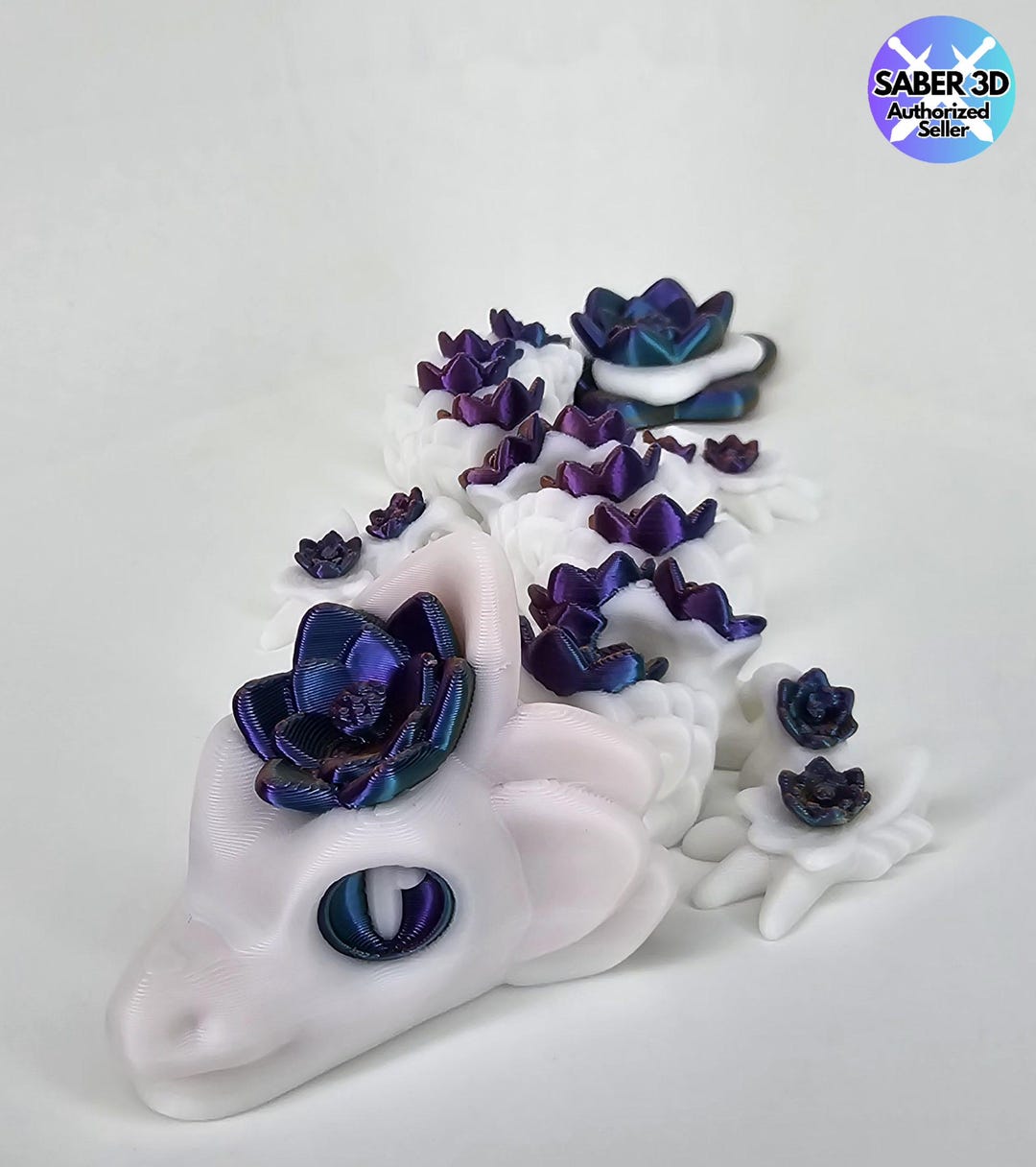 3D Printed Lotus Dragon, Designed by Saber3d - Etsy