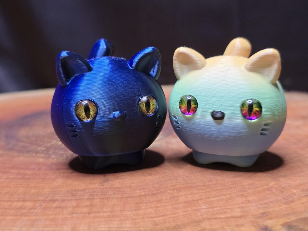 3D Printed Cat Fidget Clicker - Etsy