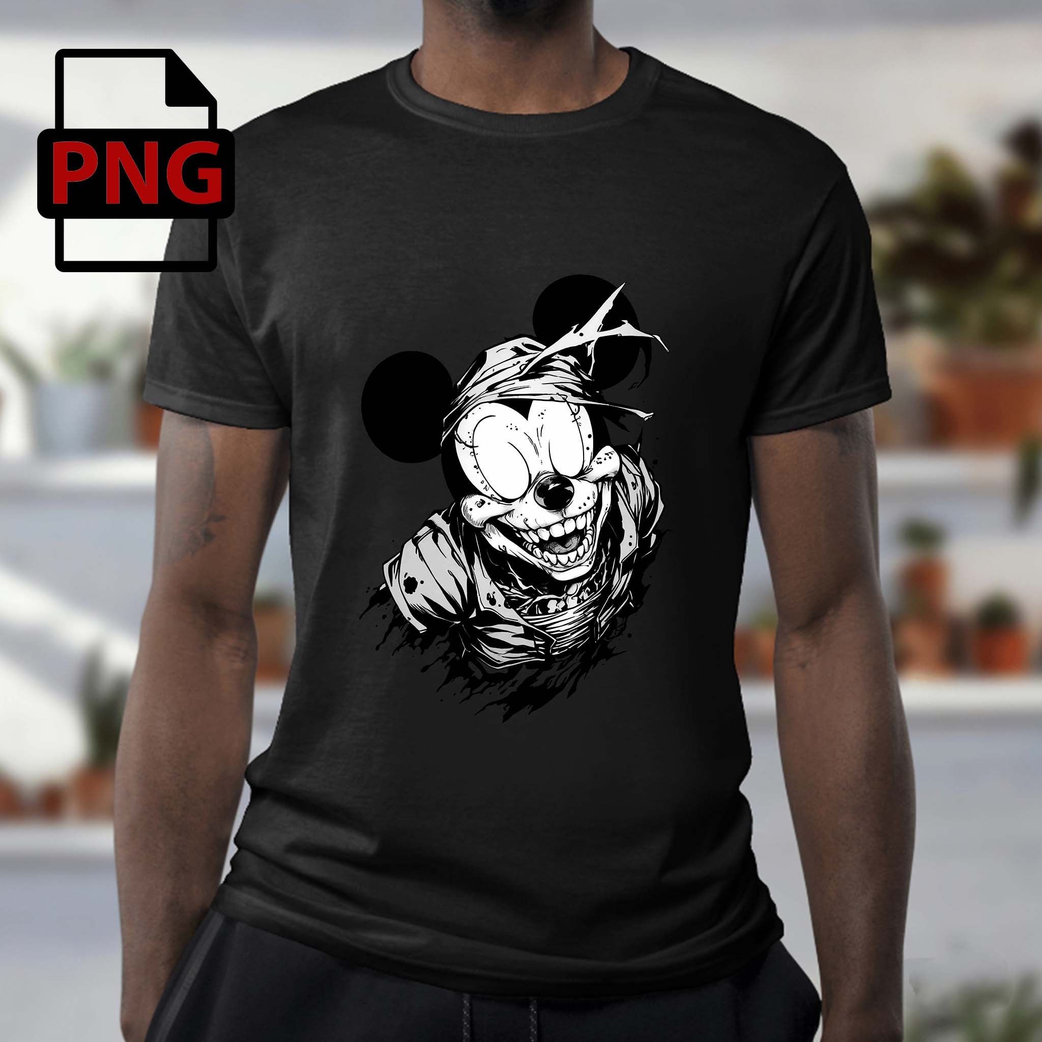 Horror Mickey Mouse Digital Art PNG | Creepy Cartoon Character ...