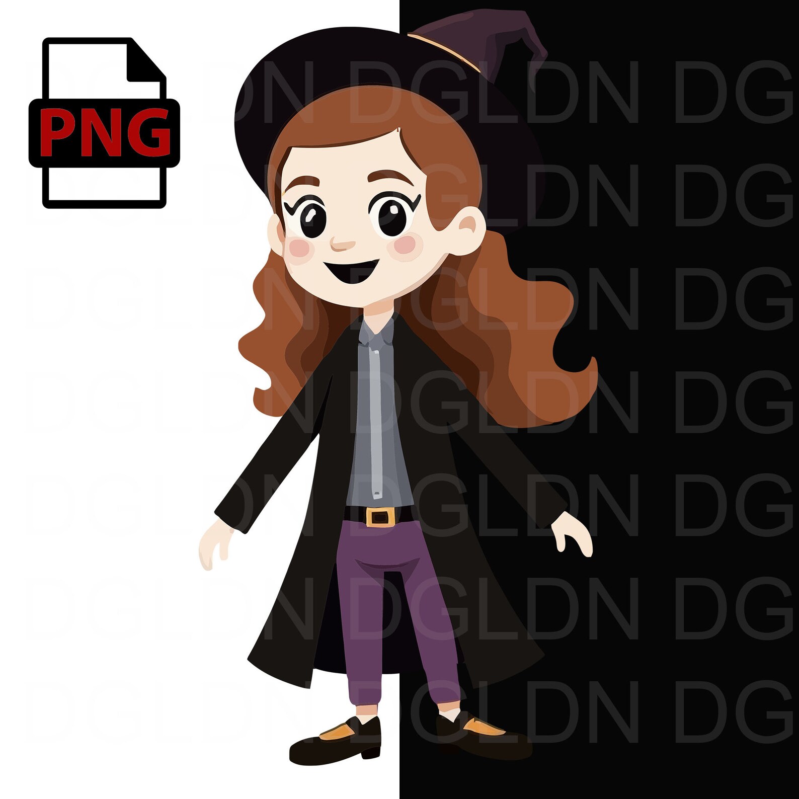 Halloween Clipart Bundle | Cute Witch, Skeleton, and Ghost Characters ...