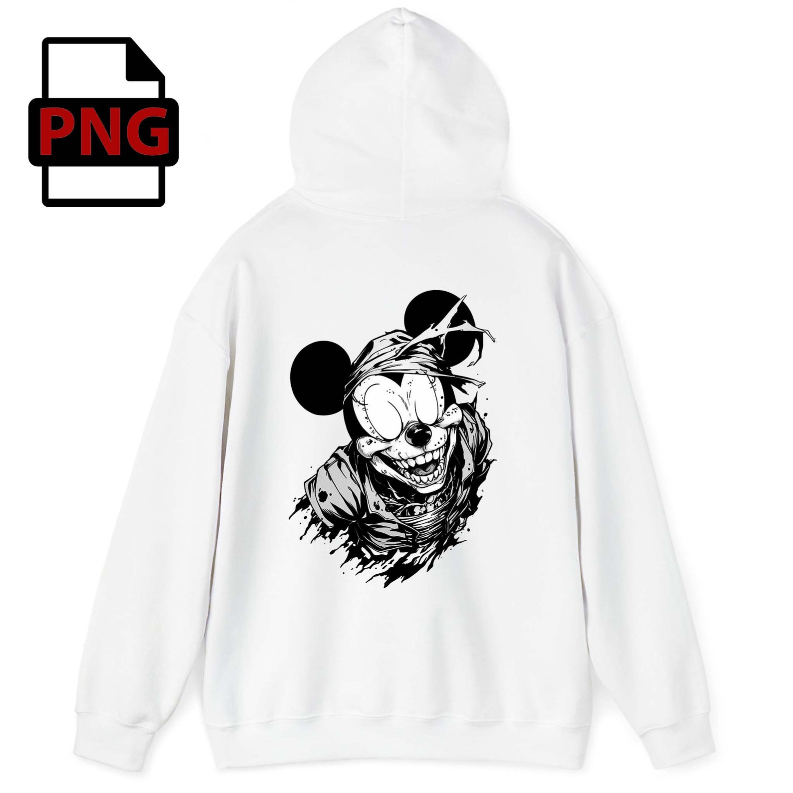 Horror Mickey Mouse Digital Art PNG | Creepy Cartoon Character ...