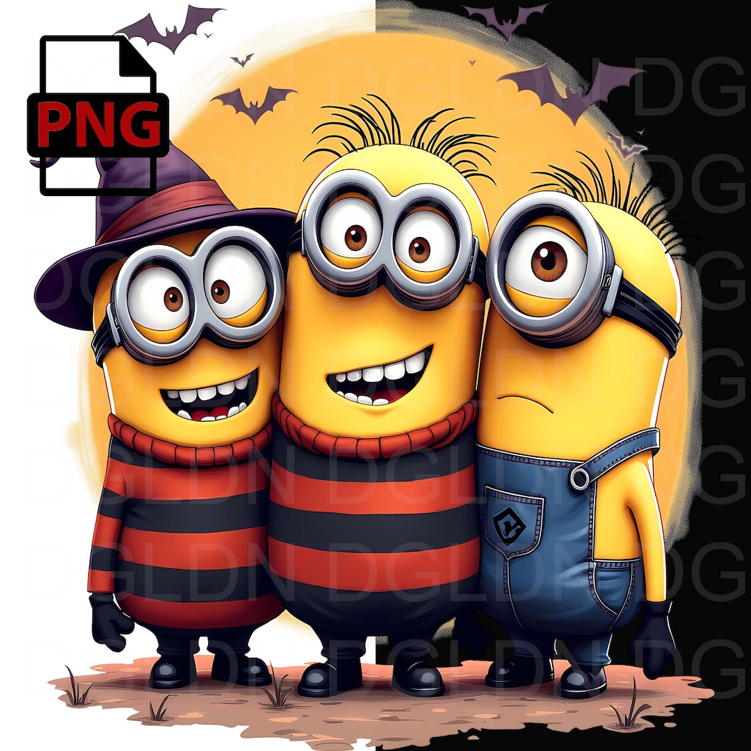 Halloween Minions PNG | Freddy Minions Costume | Spooky Download ...