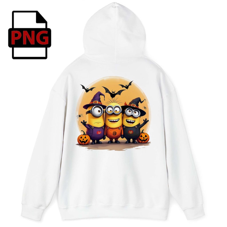 Halloween Minions PNG | Cute Witch Minions Clipart | Spooky Download ...
