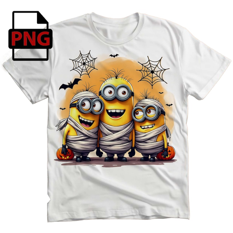 Halloween Minions PNG Cute Mummy Minions Clipart Spooky Download ...