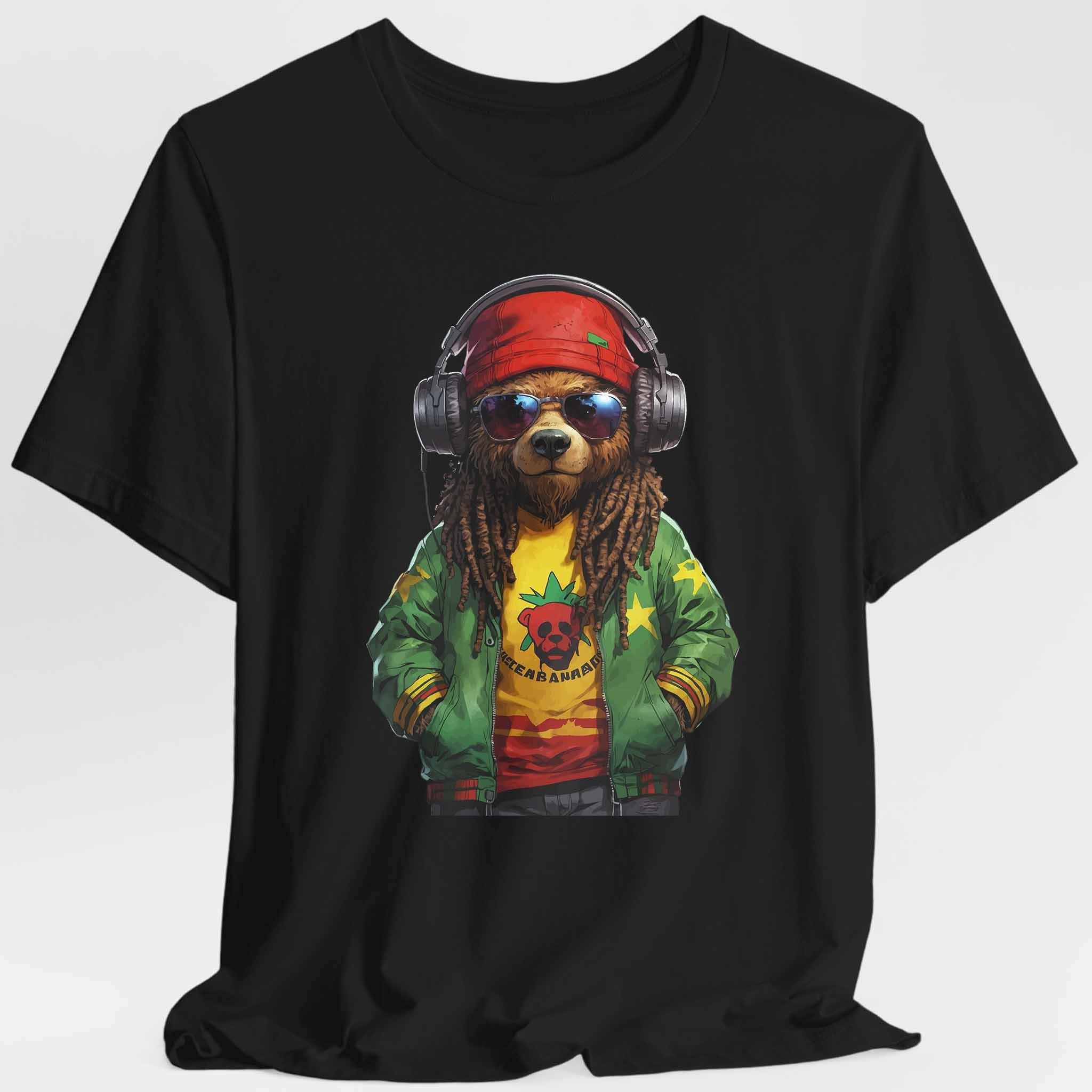 Rasta Bear PNG: Digital Print for T-shirts, Hoodies, Street Style ...