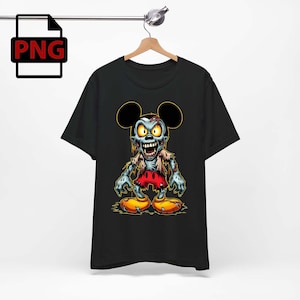 High-resolution Zombie Mickey Mouse Sublimation PNG Design - Instant ...