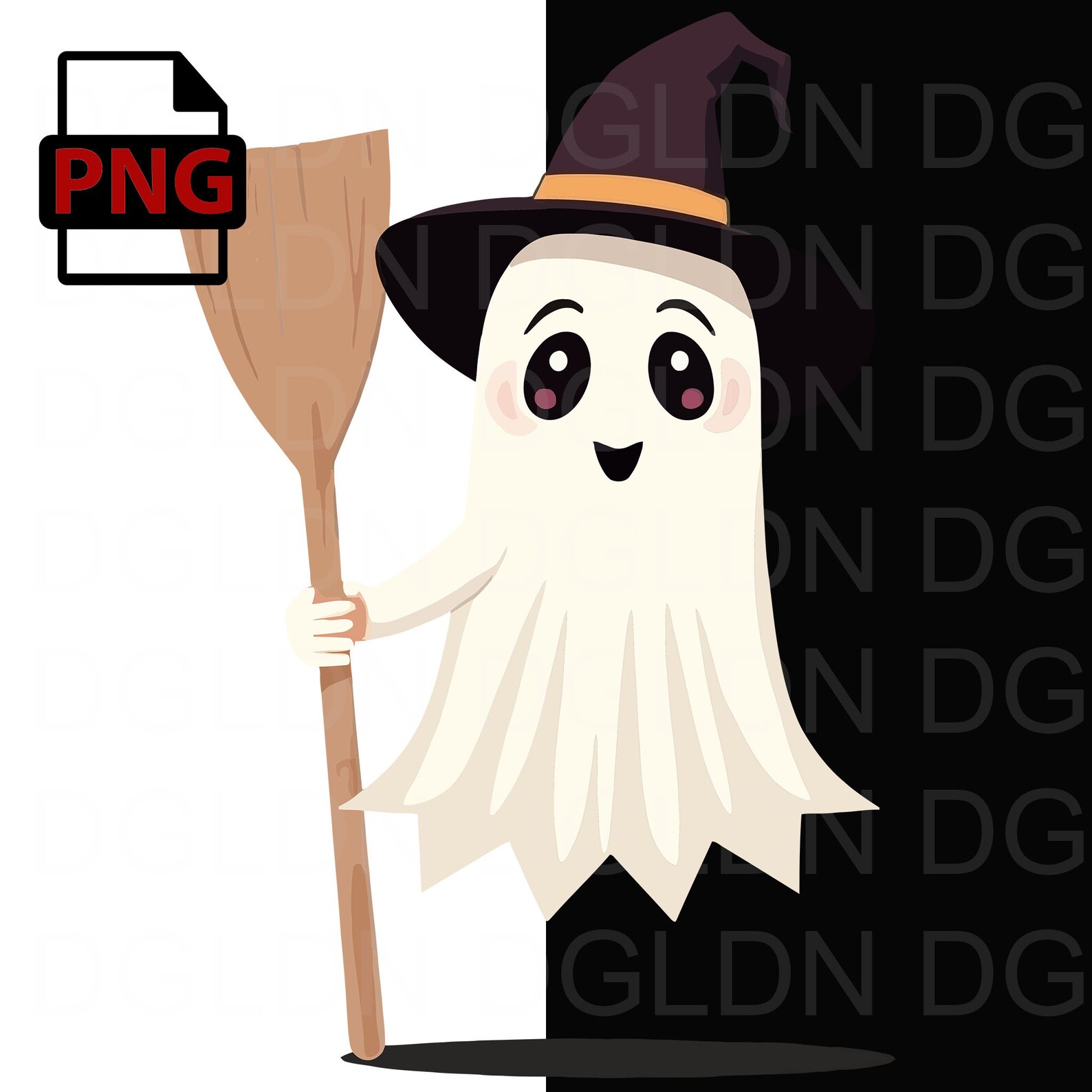 Halloween Clipart Bundle | Cute Witch, Skeleton, and Ghost Characters ...