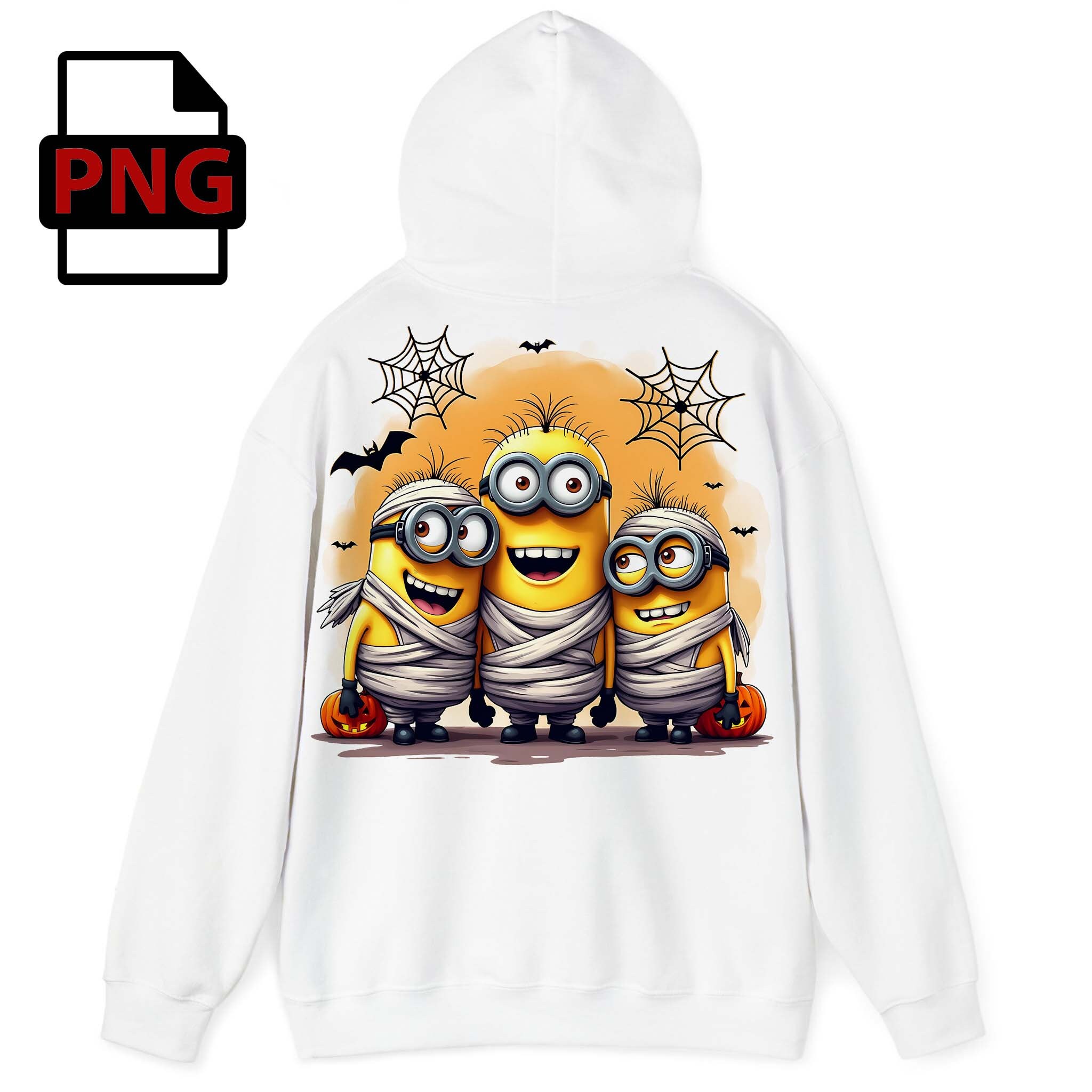 Halloween Minions PNG | Cute Mummy Minions Clipart | Spooky Download ...