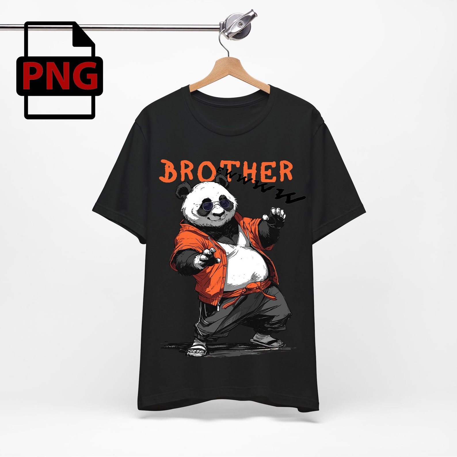 Trendy Panda Bear PNG Cool Animal Illustration Panda With Sunglasses ...