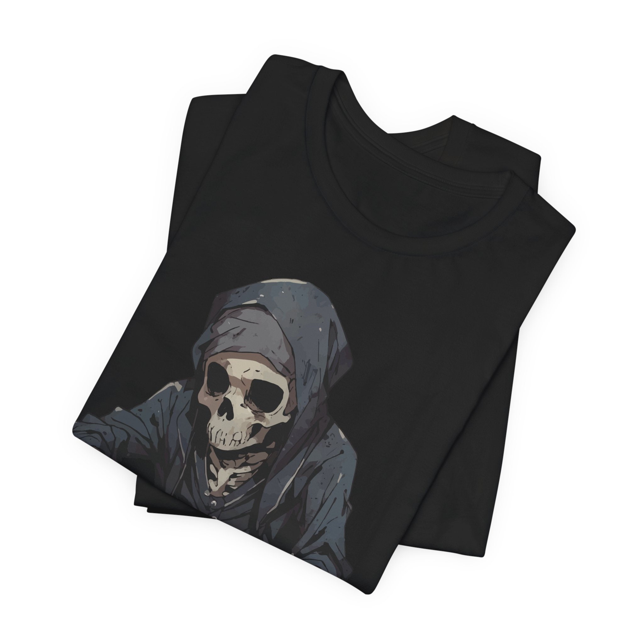 Grim Urban Skeleton PNG – Hooded Skeleton Art for Dark Aesthetic ...