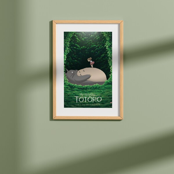 Totoro Poster - Etsy UK