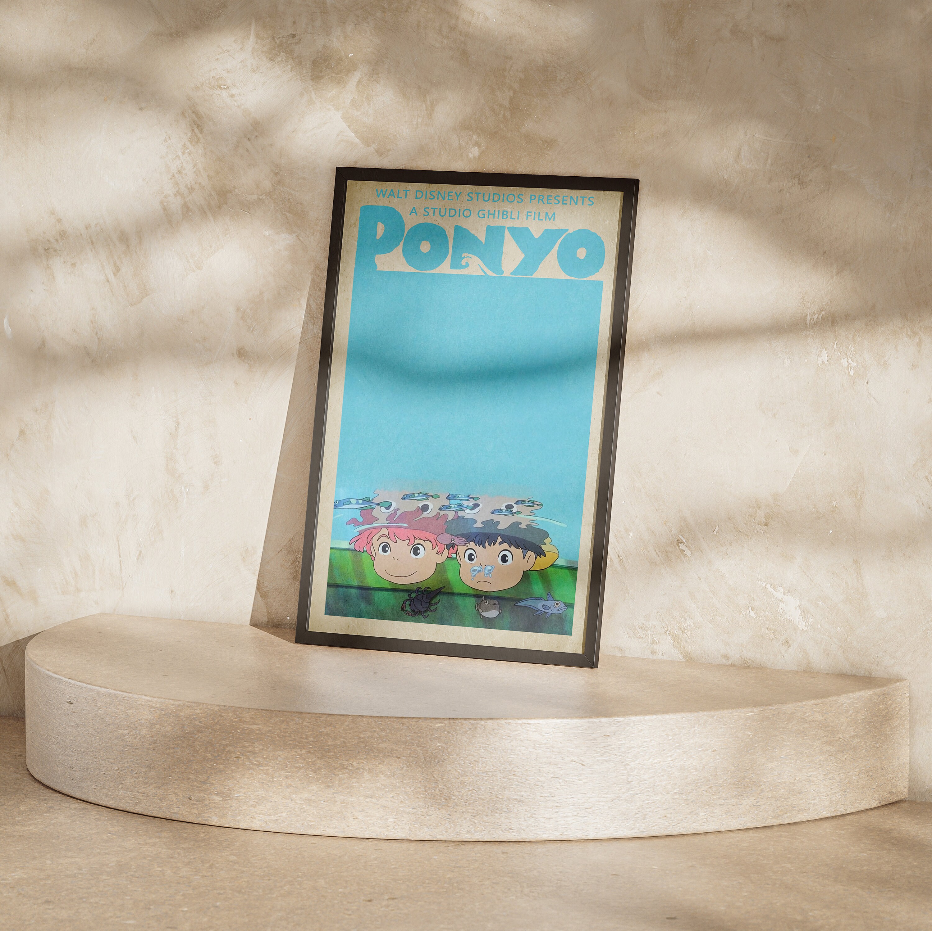 Ponyo Poster, Studio Ghibli Print, Studio Ghibli Poster, Ponyo Print ...