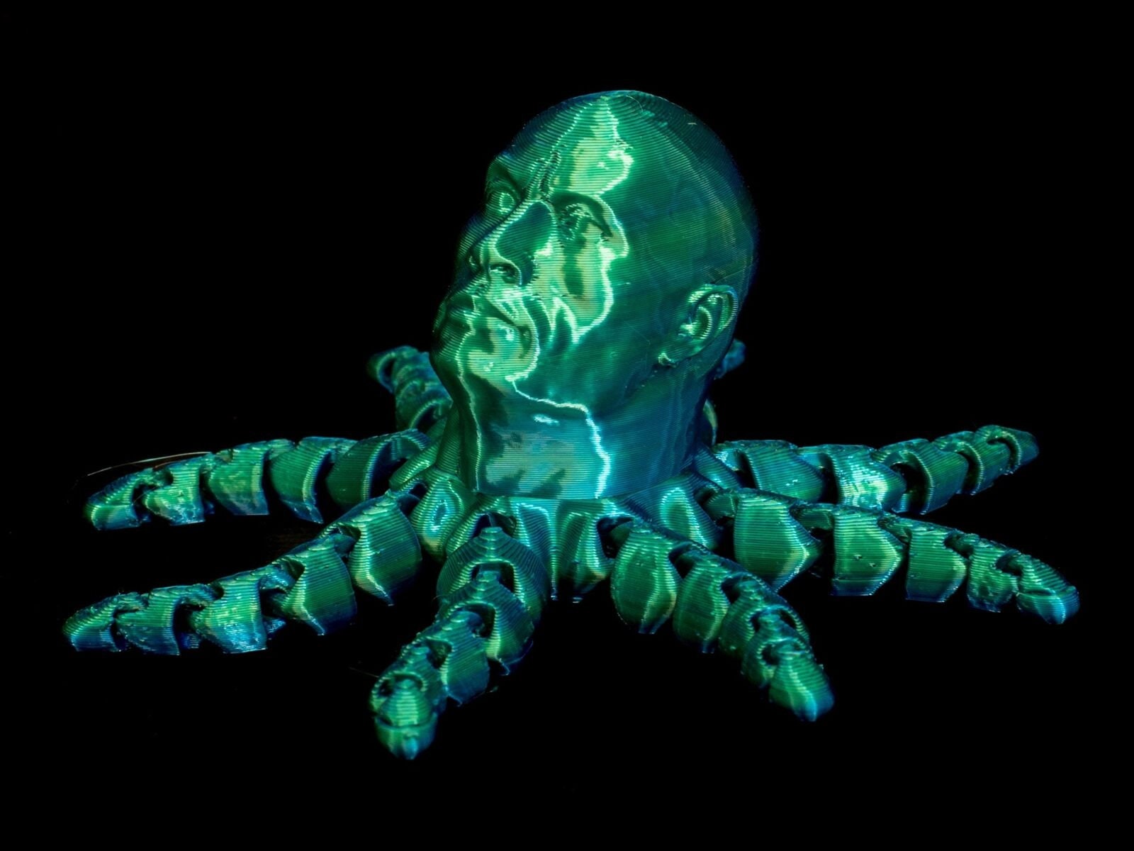 Rocktopus 3D Printed Gifts Flexible Octopus Decor Toy Rock Dwayne ...