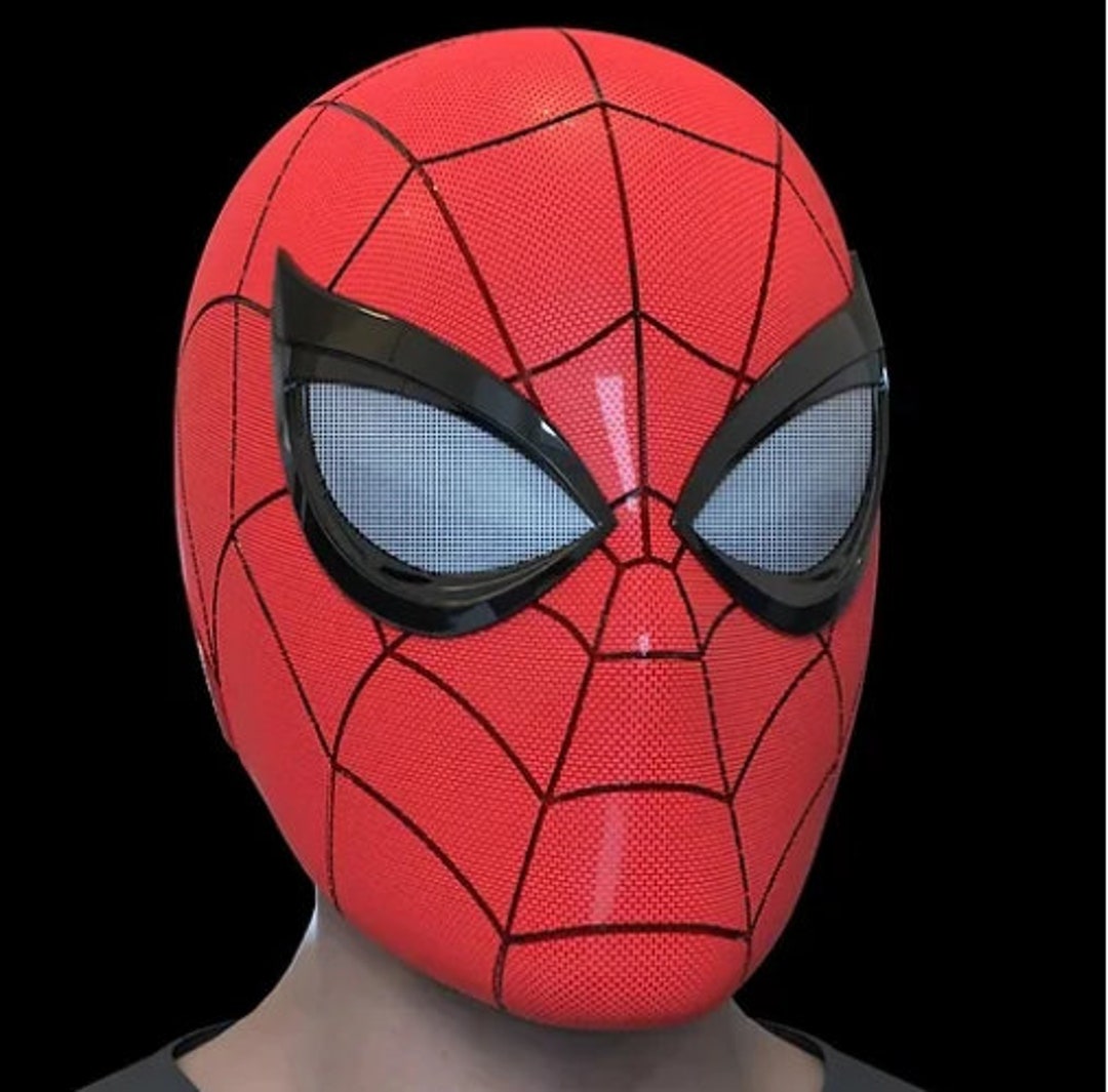 Spiderman Mask 3D Printed Magnetic Spiderman Mask the Ultimate Costume ...