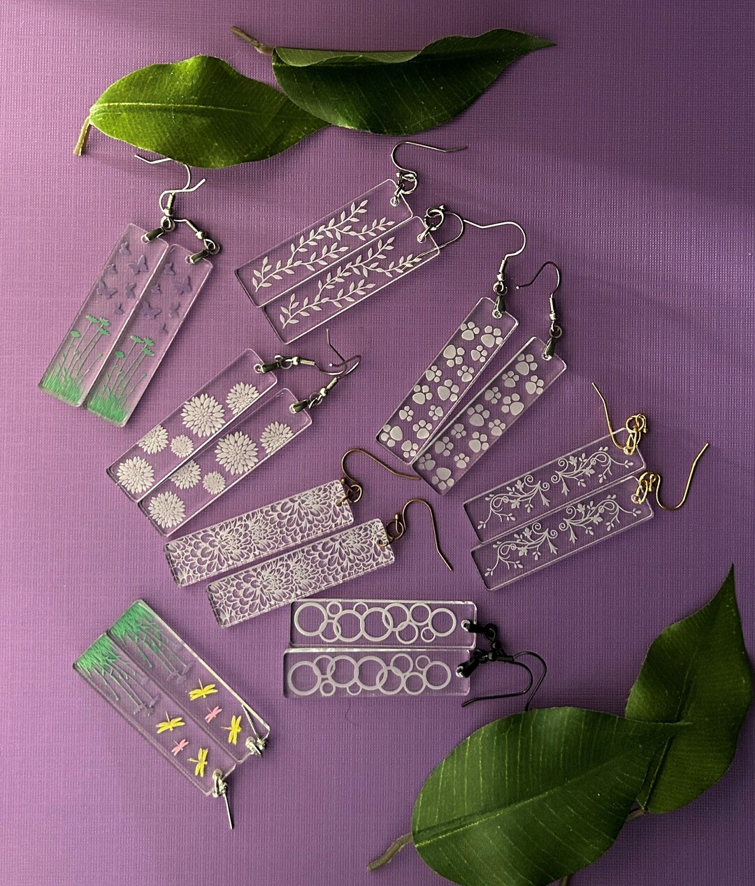 Digital Download-earring Laser Cut File - Etsy