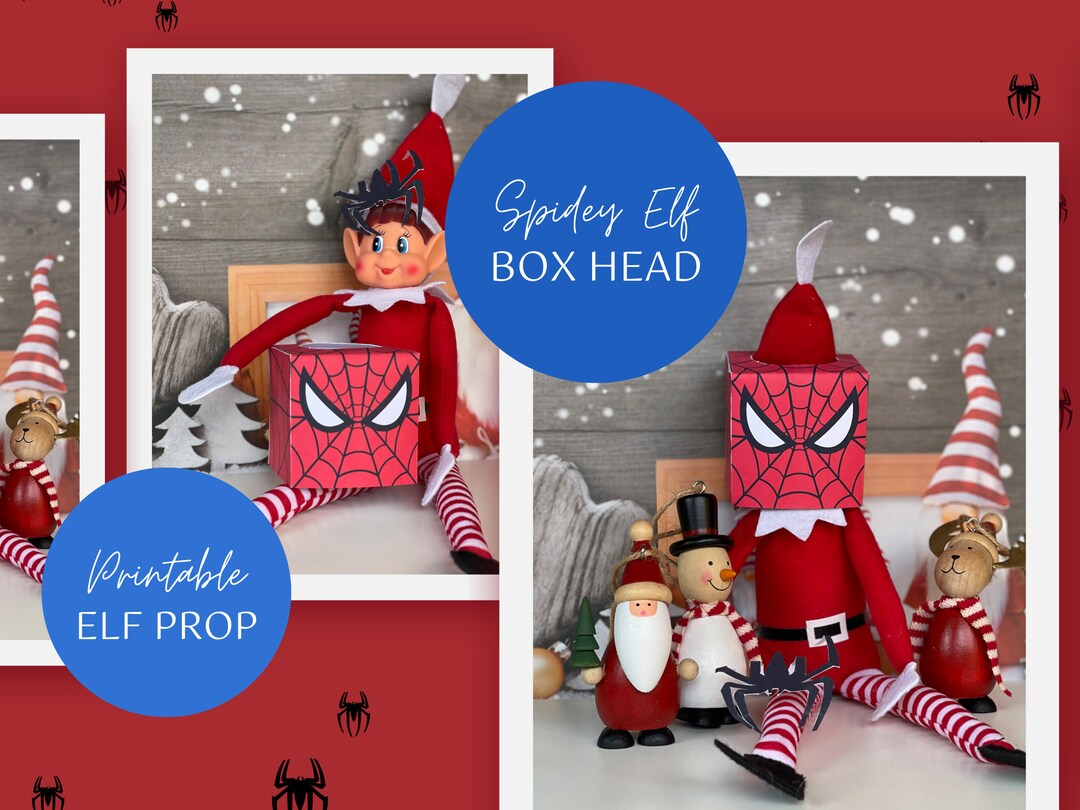 Elf on the Shelf Ideas, Superhero Elf, Elf on the Shelf Props, Elf on ...