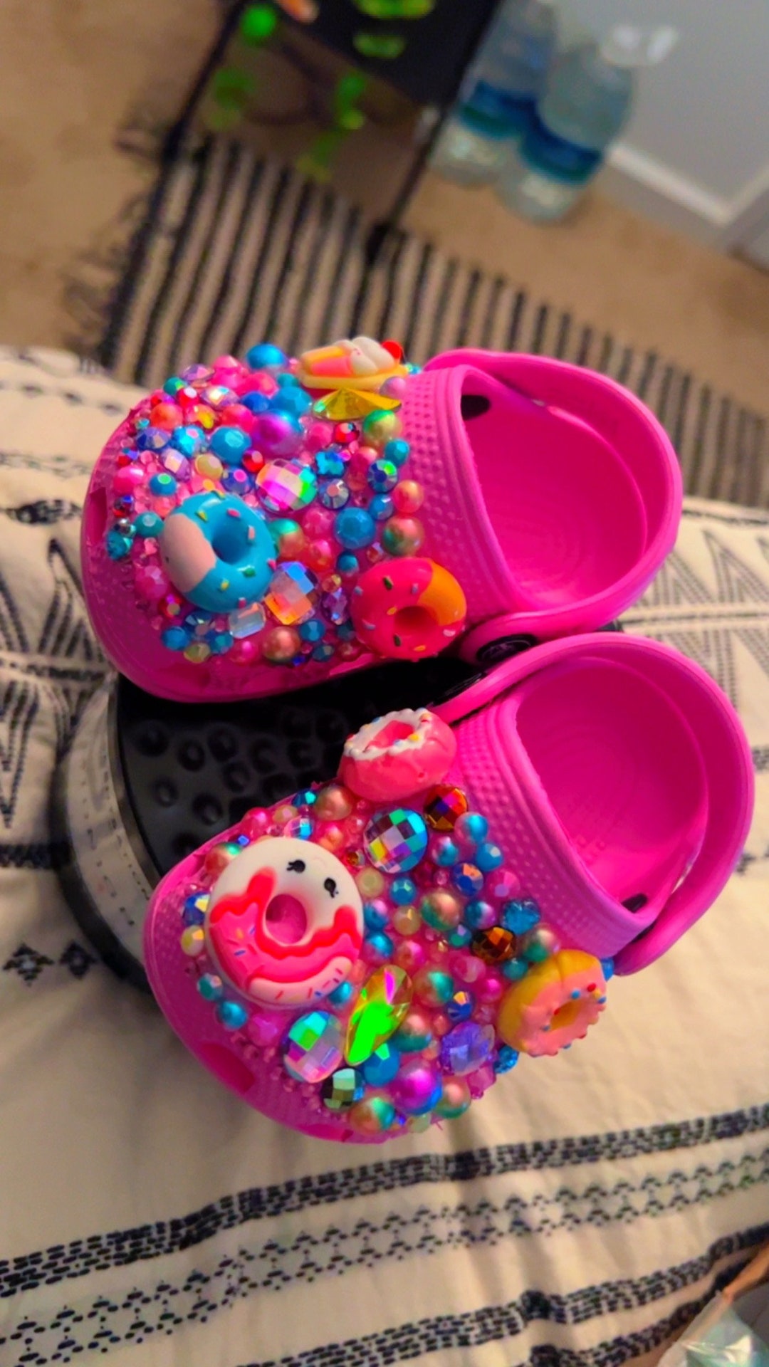 Custom Infant/toddler Bling Candy Crocs Size 2-3 - Etsy Australia
