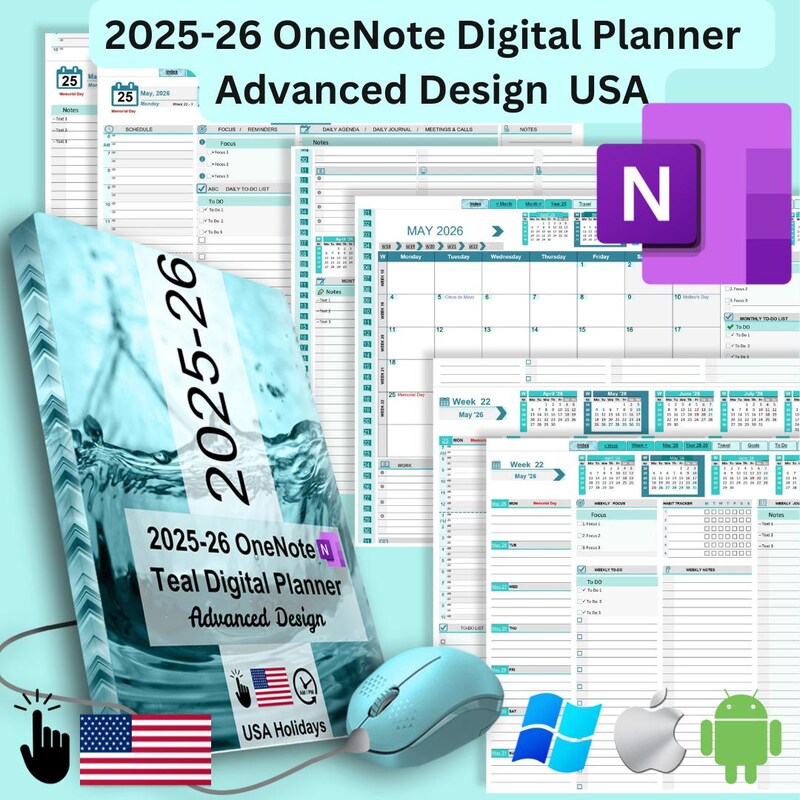 Onenote Templates - Etsy