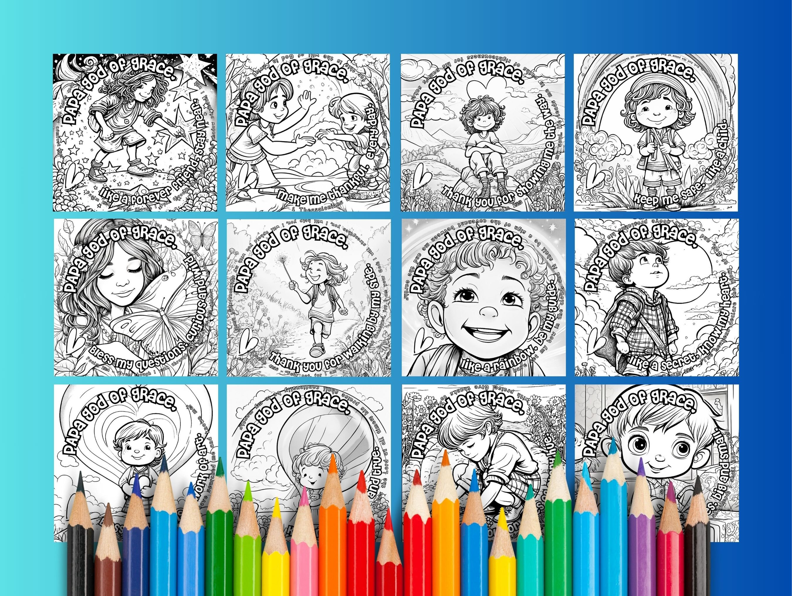 Grace of God Fun Coloring Pages God Activity Coloring Sheets Kids ...