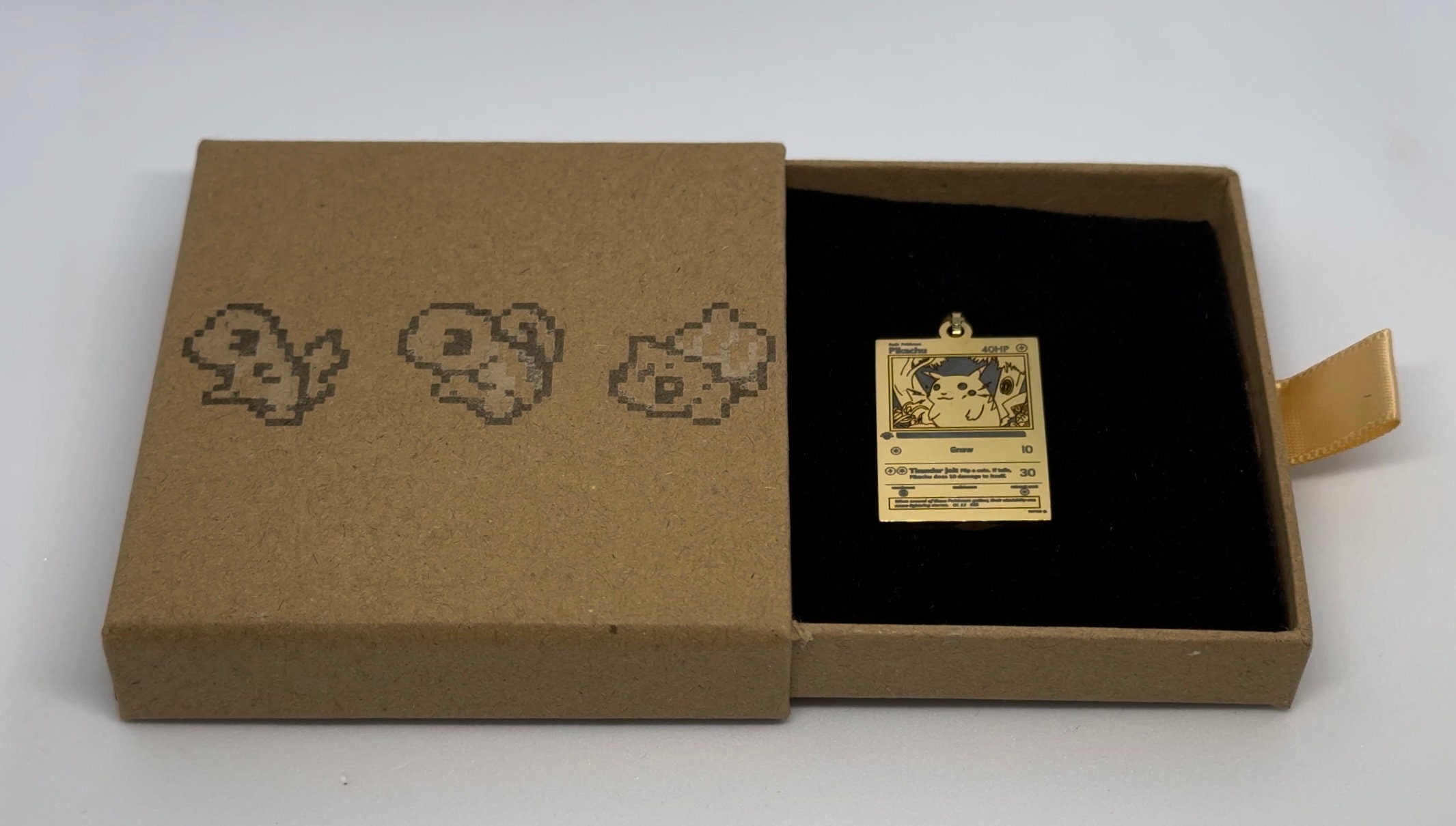 Custom Pokemon Card Line Art Pendants - Etsy