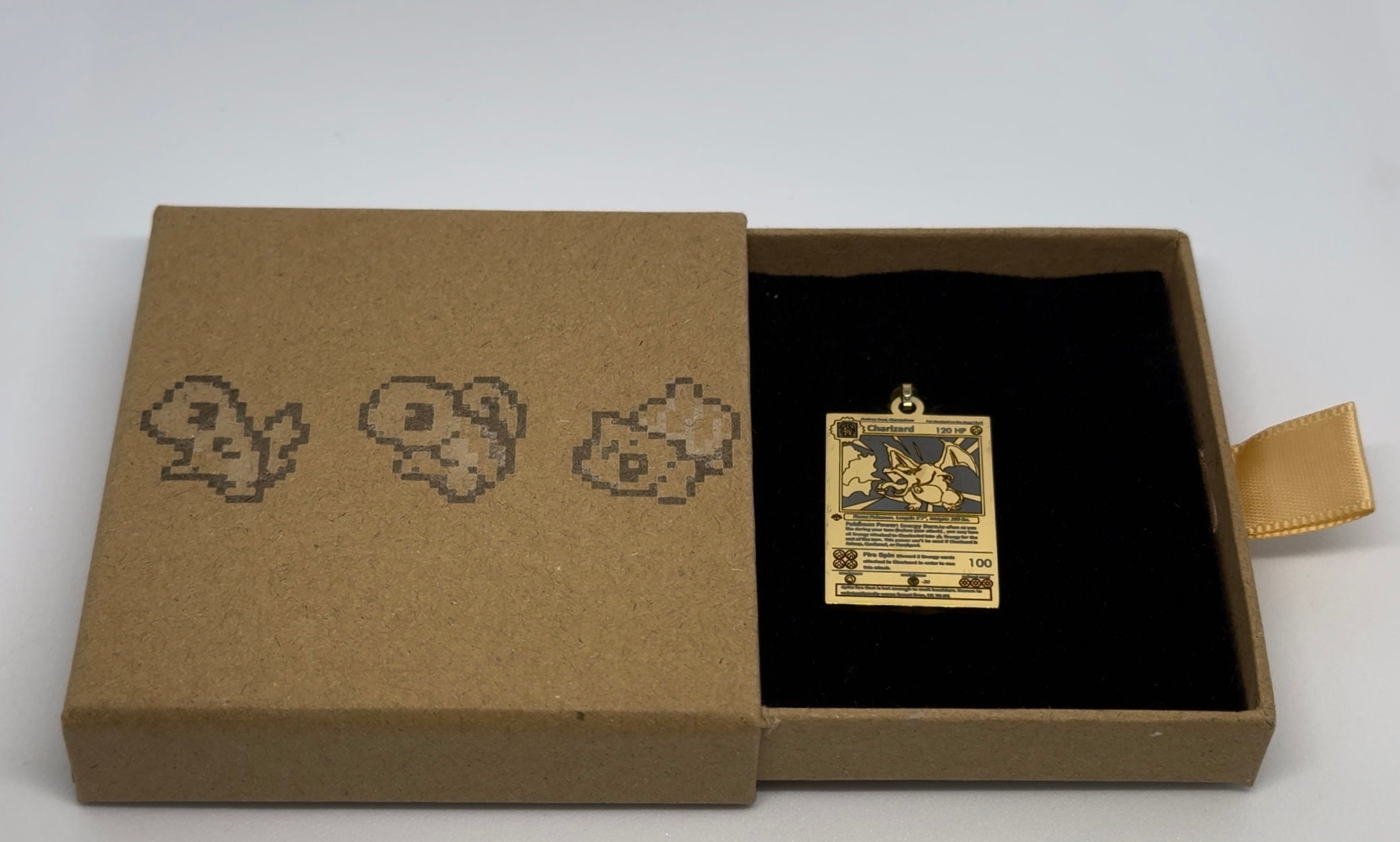 Custom Pokemon Card Line Art Pendants - Etsy