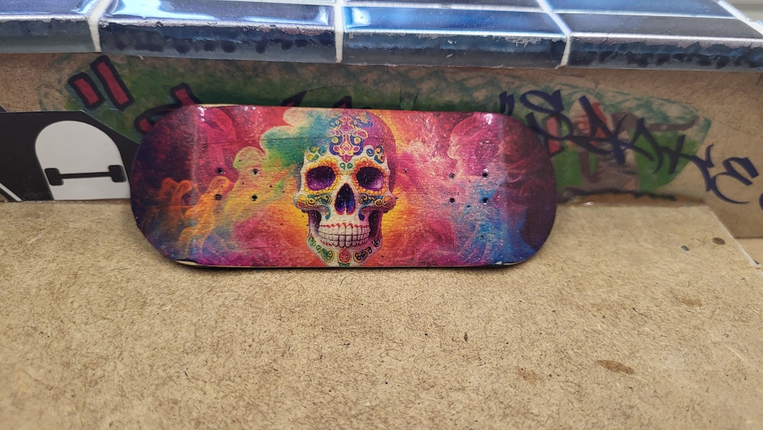 Pro Wooden Fingerboard With Graphics. 34mm - Etsy