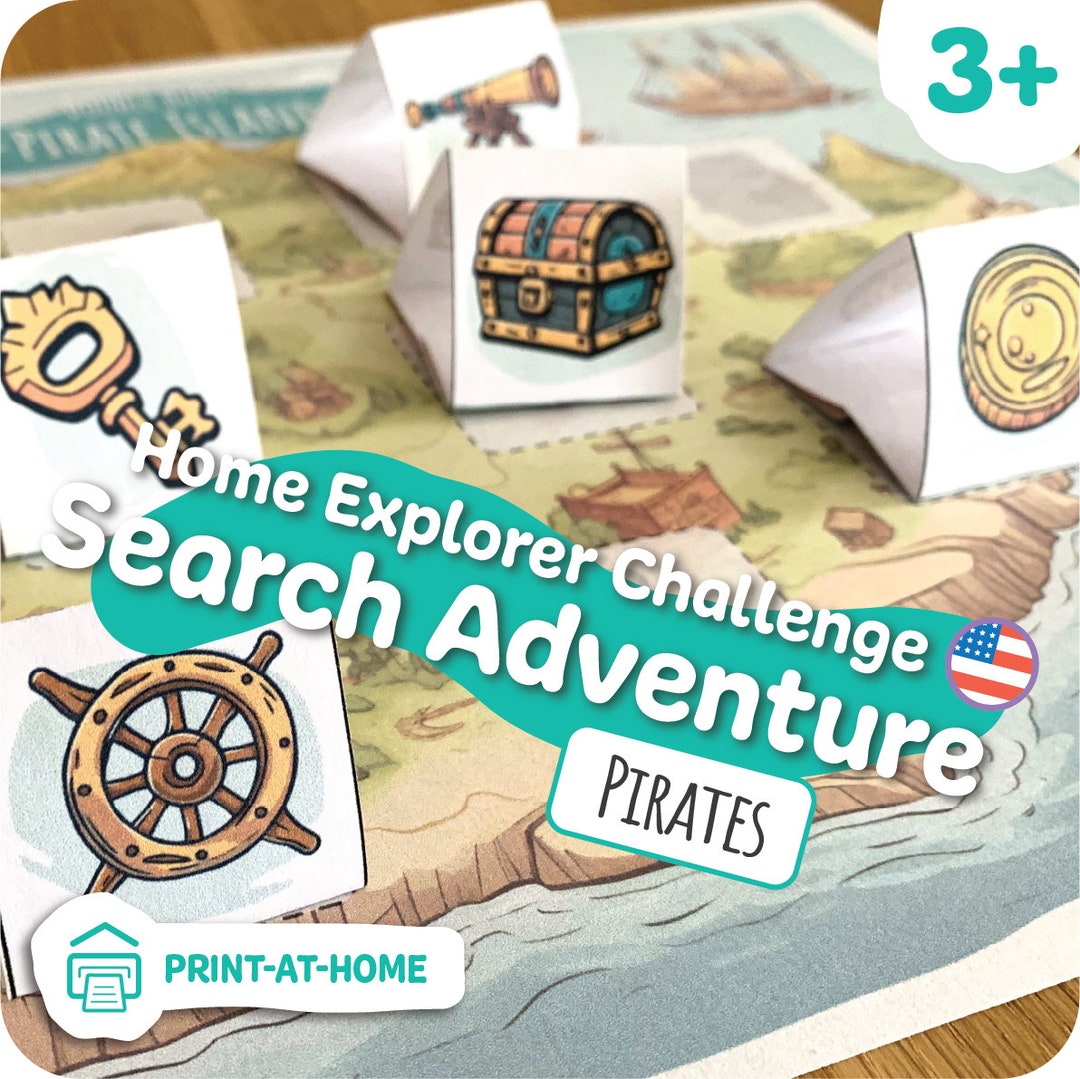 Indoor Search Adventure, Educational Fun Game for Kids 3+ | Pirate ...