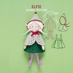 Elf Sewing Pattern PDF: 10" Cloth Doll DIY With Video - Etsy
