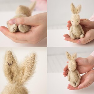Teddy Bunny Sewing Pattern PDF: 6" Jointed Plush Rabbit (DIY) - Etsy