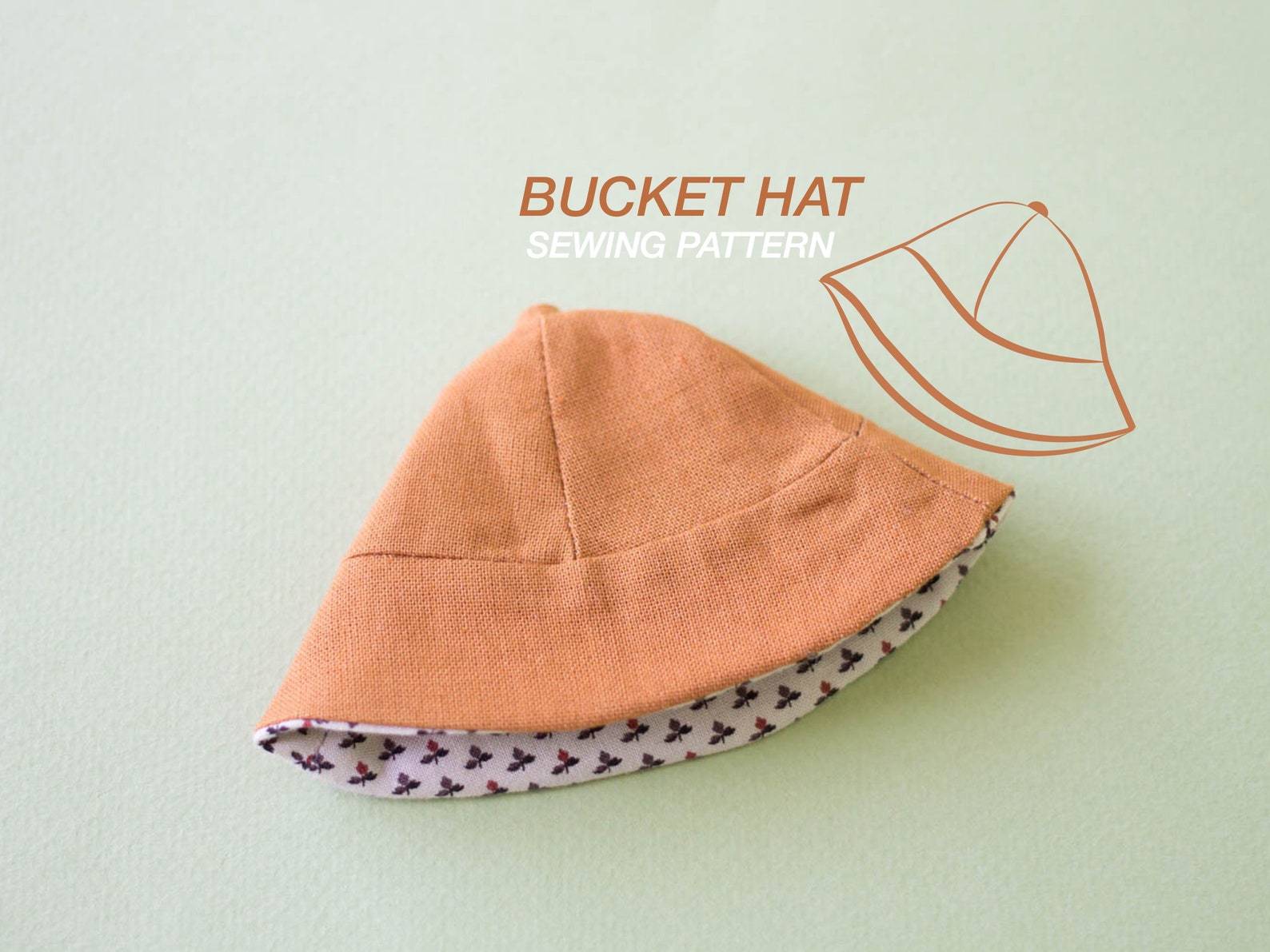 Doll Clothes Bucket Hat Sewing Pattern PDF Video Tutorial - Etsy