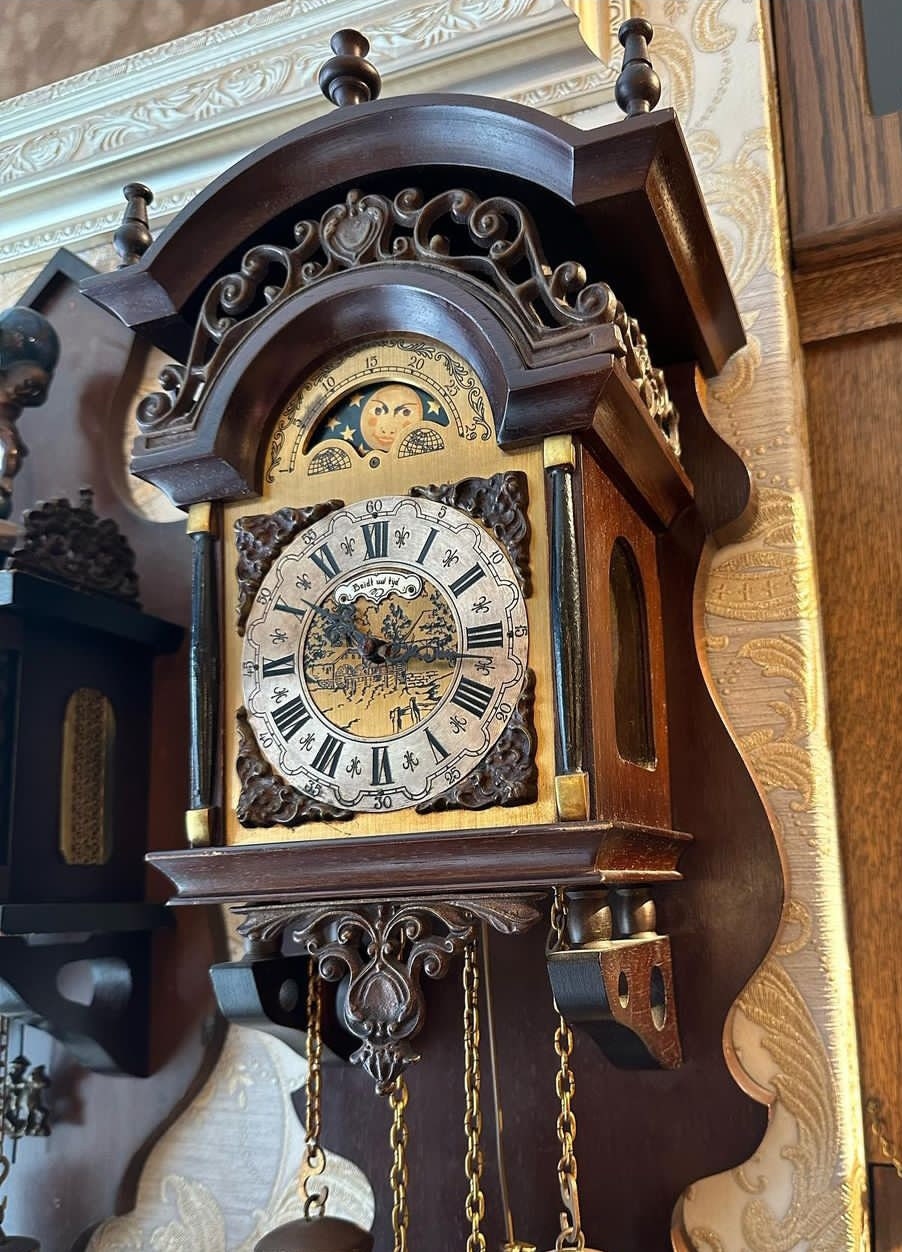 1960s Excellent Antique Wall Clock Vintage Antique Wall Clock Sallander ...