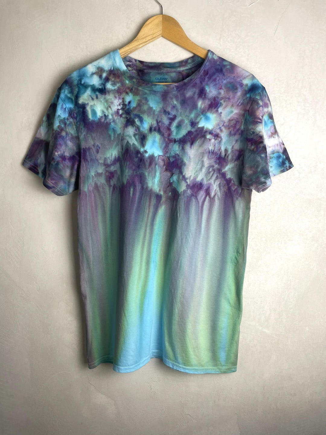 Ice Dye/tie Dye (batik) Shirt Crunch and Gravity Muster Farben - Etsy
