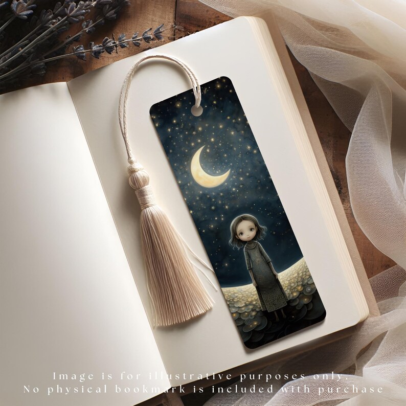 I See the Moon Bookmarks, Printable Bookmark, Instant Download ...