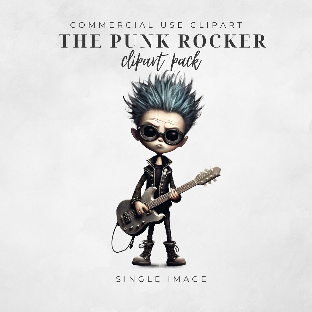 Punk Rocker Clipart, Single Image, Transparent PNG, Clipart, Paper ...