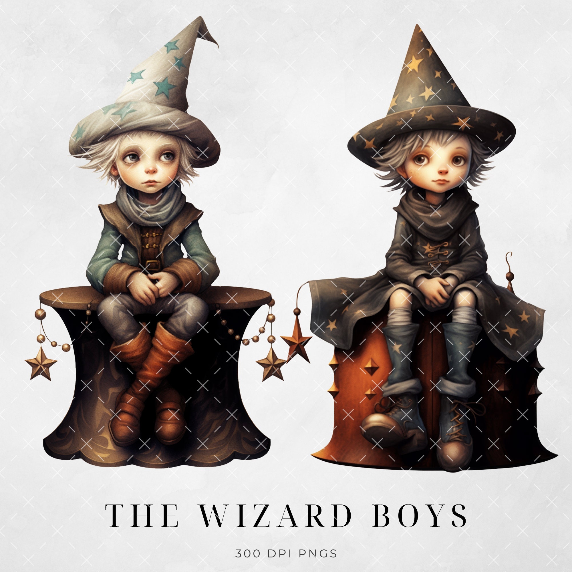 Wizard Boys Clipart, Transparent PNG, Wizard PNG, Wizard Clipart ...