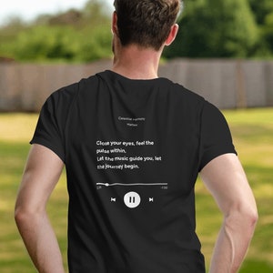 Personalized Song Unisex T-shirt, Customized Music Player Style Song ...