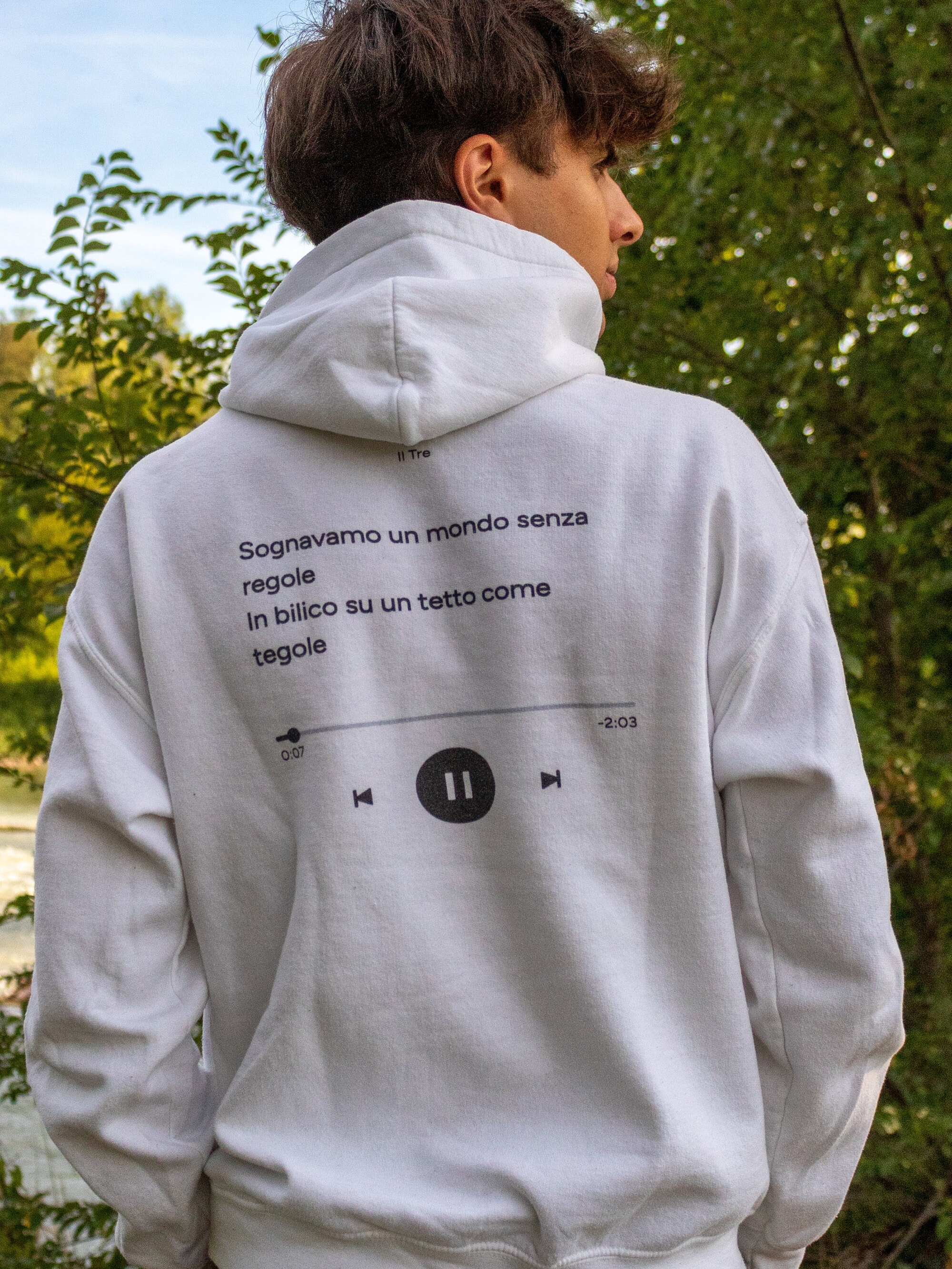 Personalized Song Unisex Hoodie, Customized Music Player Style Song ...