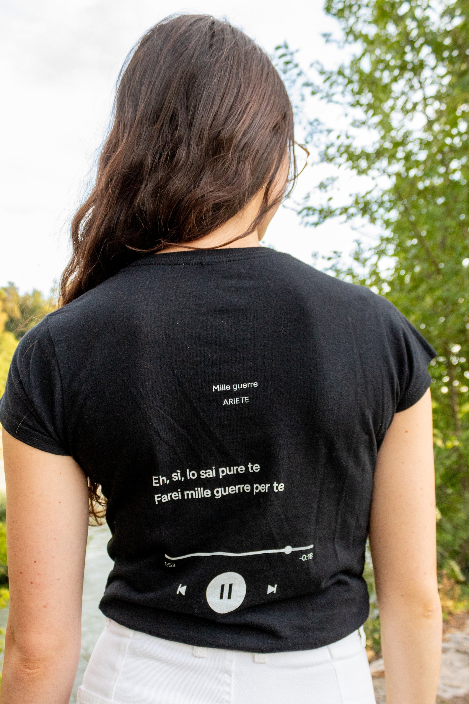 Personalized Song Unisex T-shirt, Customized Music Player Style Song ...