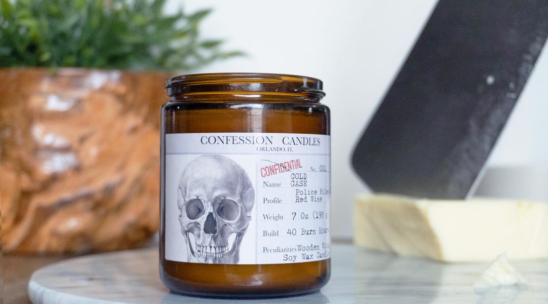 Cold Case Candle | True Crime Candle | Criminal Candle | Killer Candles ...