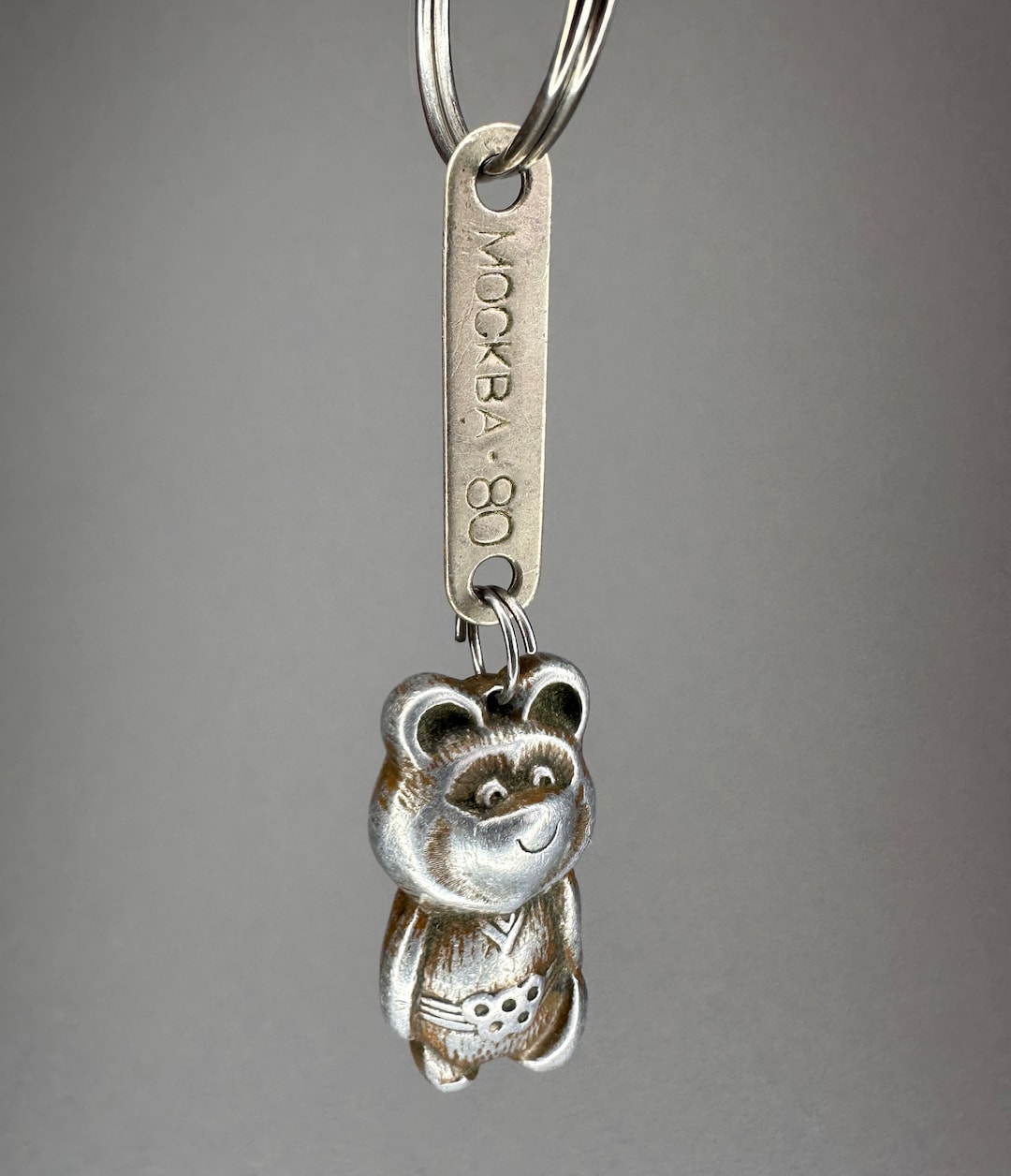 Vintage Olympic Bear Keychain, Symbol of the 1980 USSR Olympic Games ...