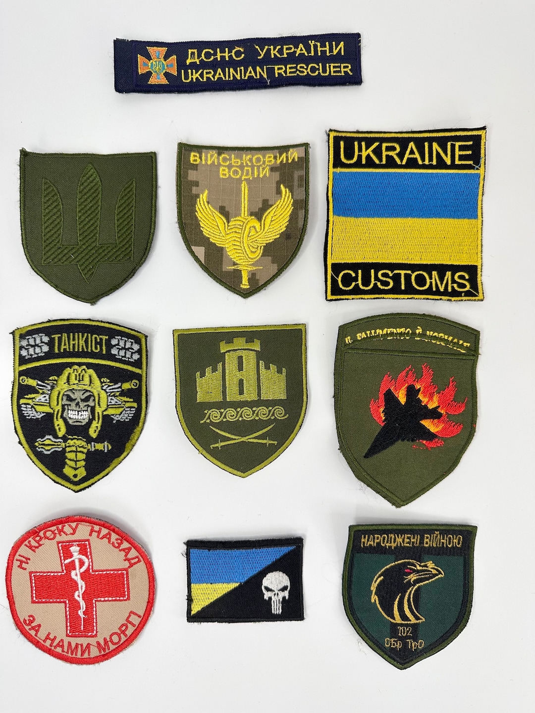 RARE Military.army of Ukraine/ukrainian Military Chevrons.patches Pack ...