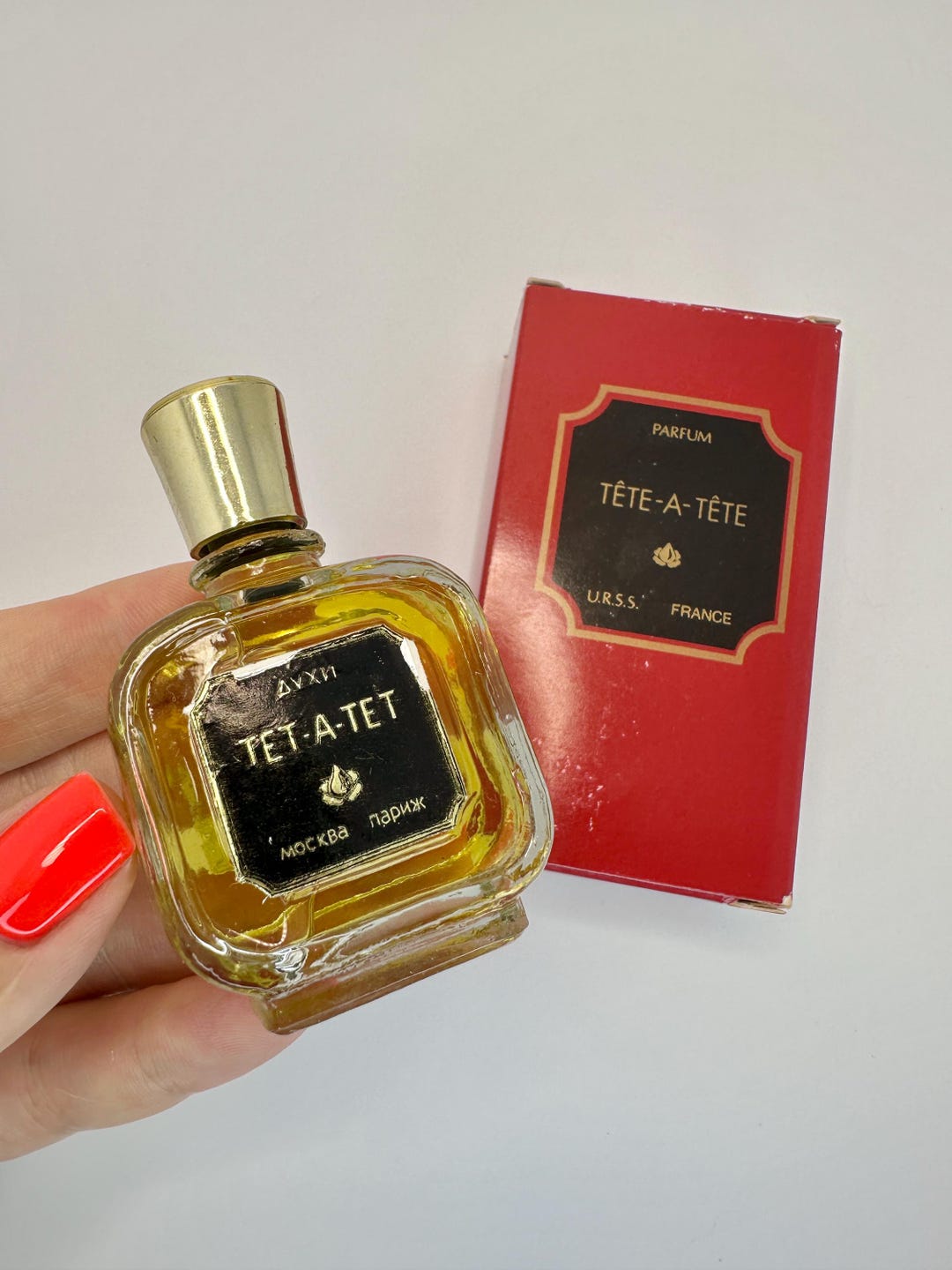 Soviet Vintage Perfume "tet a Tet", Retro Perfume USSR - Etsy