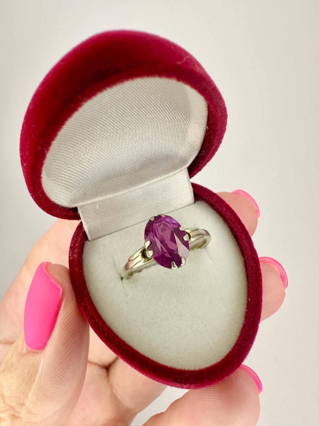 Vintage Silver 875 Soviet Ring USSR Stone Size 7.5. Ring Perfect Old ...