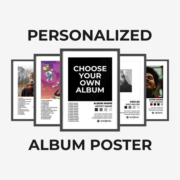 Album Cover Posters - Etsy