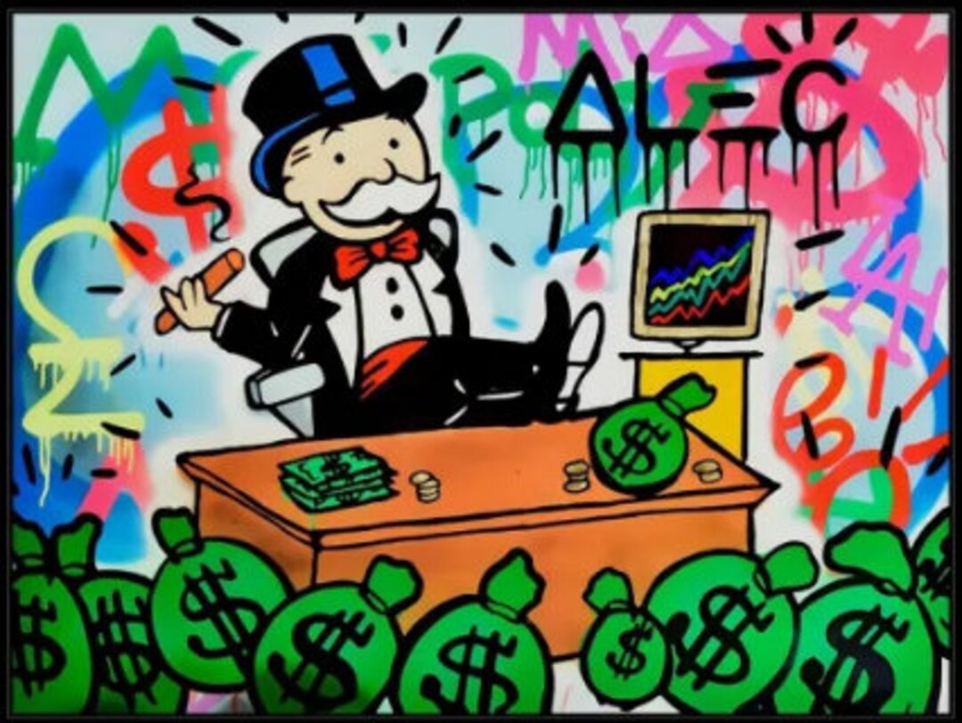 Alec Monopoly Boss Print on Canvas Home Decor Art No Frame Gift HD ...