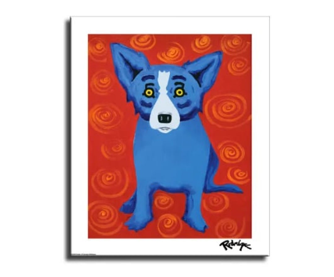 GEORGE RODRIGUE Print on Canvas Home Decor Art No Frame Gift HD Rolled ...