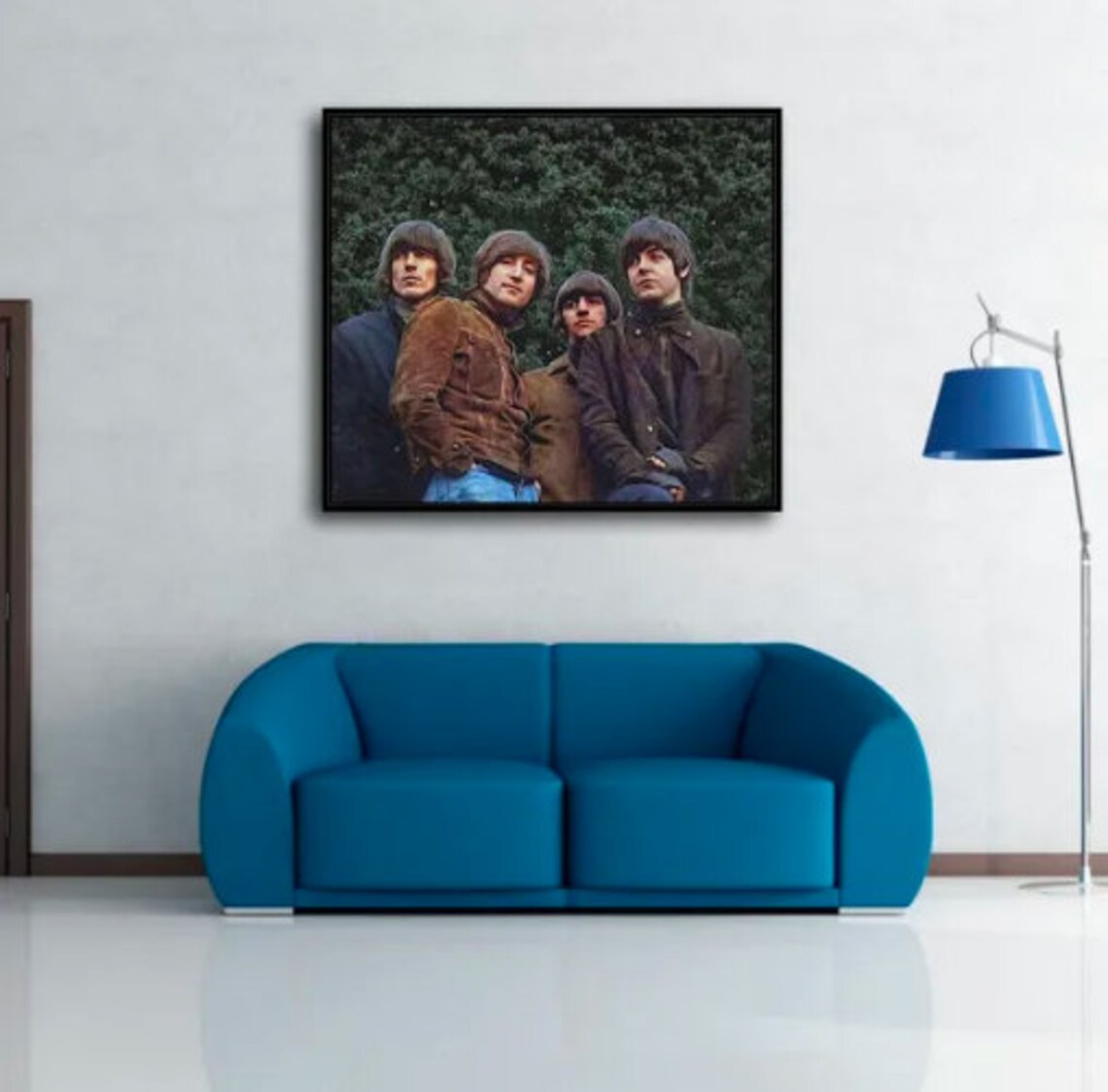 The Beatles Rubber Soul Print on Canvas Home Decor Art No Frame Gift HD ...